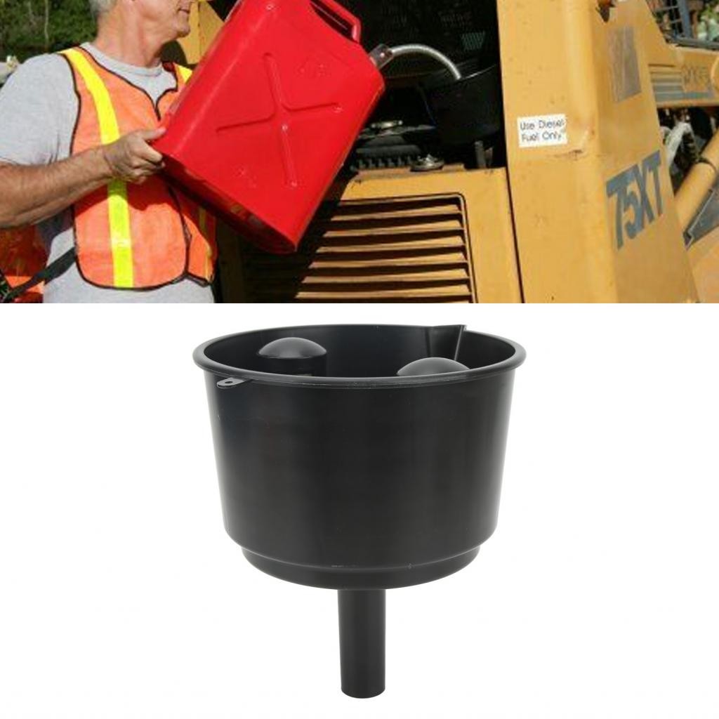 Fuel Filter Funnel Portable Leak Resistant 12 Gallons Large Mouth Car ...