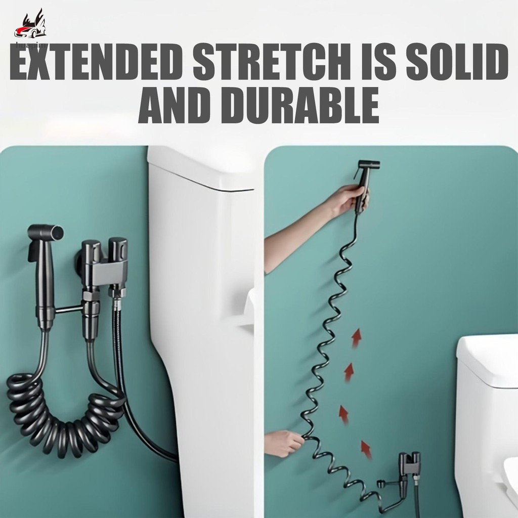 Bathroom Toilet Bidet Spray Set Convenient Use Press Type with Large ...