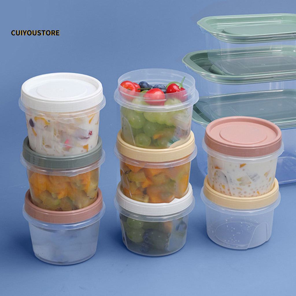 Cuiyouwj Freezer Containers with Lids Leak-proof Food Container Set of ...