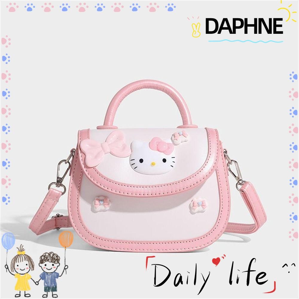 DAPHNE Single Shoulder Bag, Sanrio Hello Kitty Pink Diagonal Cross Bags ...