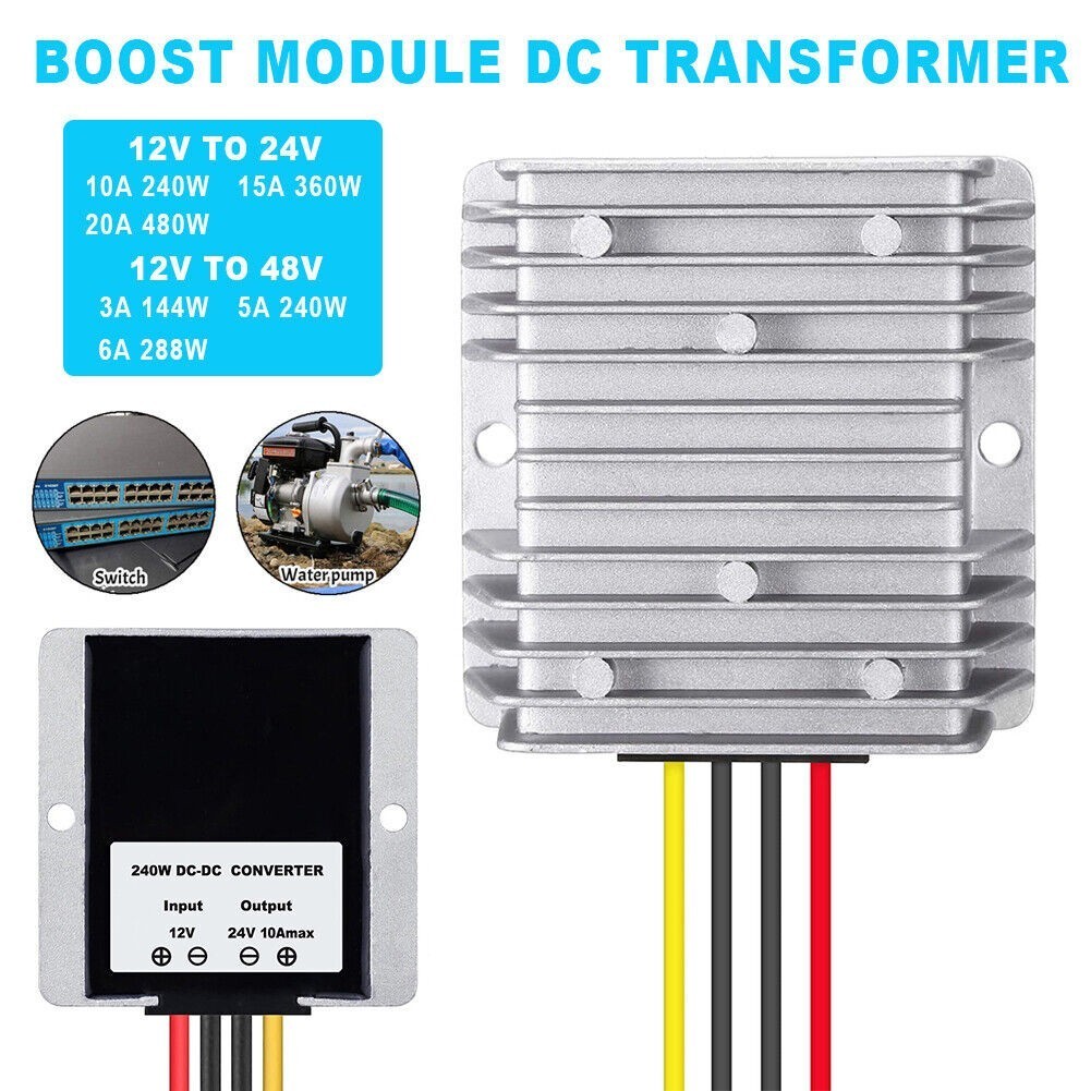 DC 12V To 24V 48V Step Up DC Converter Voltage Regulator Boost Module ...
