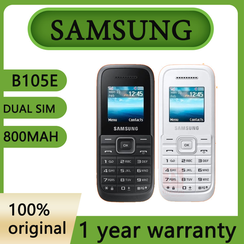 Original Brand new Samsung B105e Keypad cellphone Keypad Phone 800mAh ...