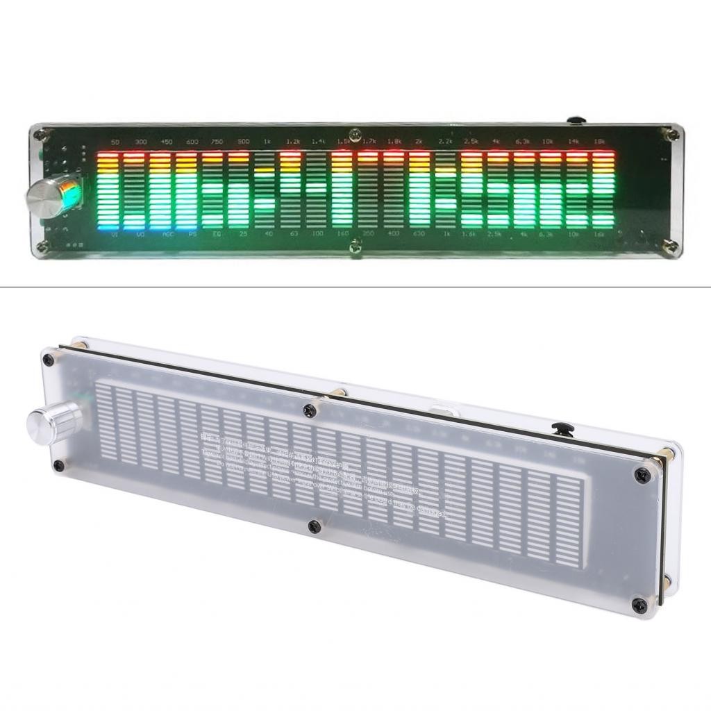 Haichao Music Spectrum Analyzer LCD Indicator Light Display Dual ...