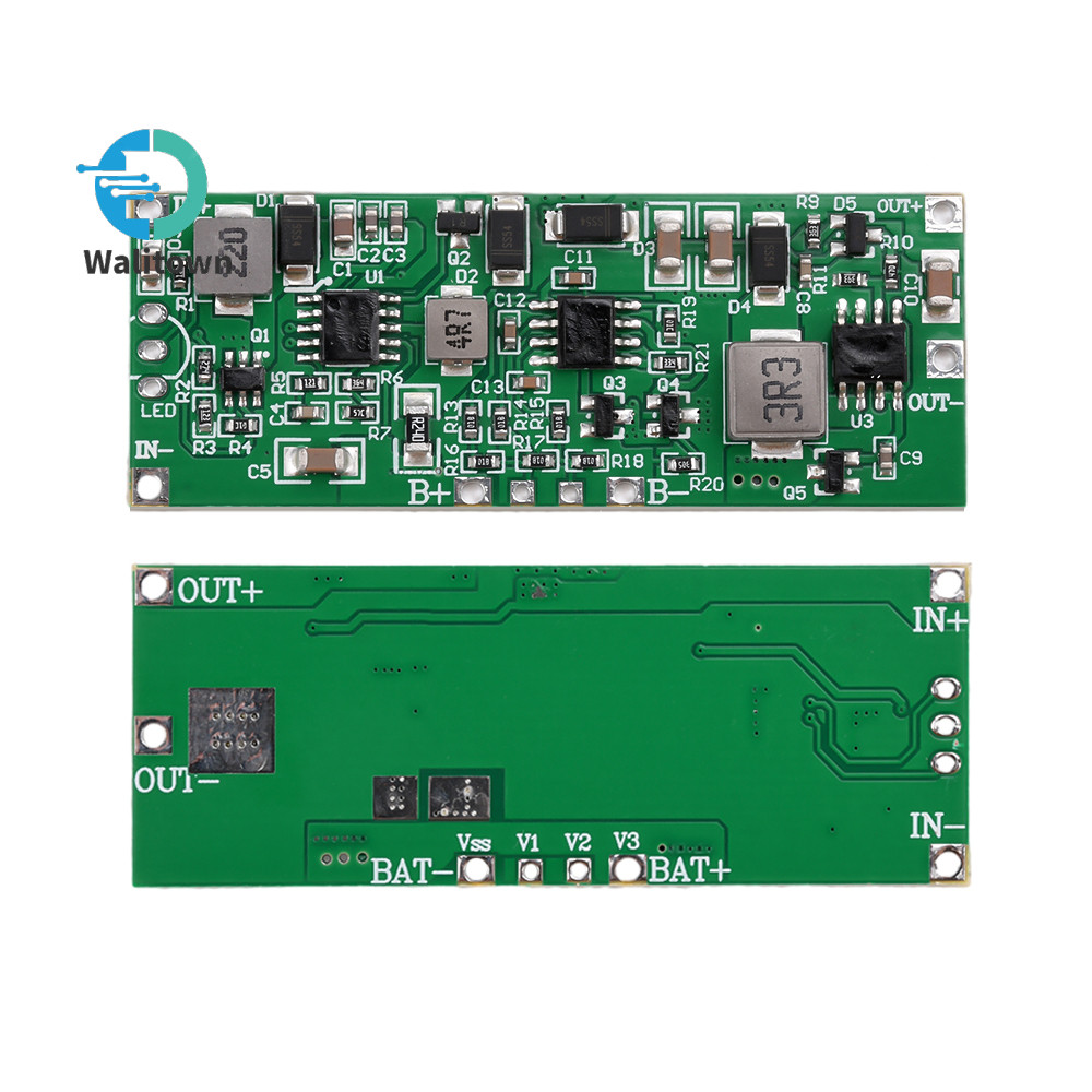 12V 3A 24W 36W High Power Uninterruptible Power Supply Board 3S Lithium ...