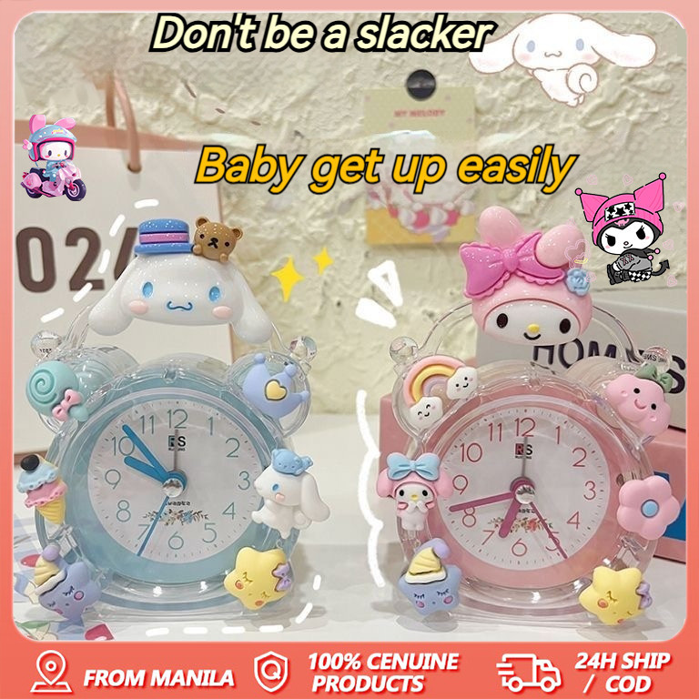 Sanrio Cute Digital Clock Bedroom Alarm Clock kuromi Kids Student Alarm ...