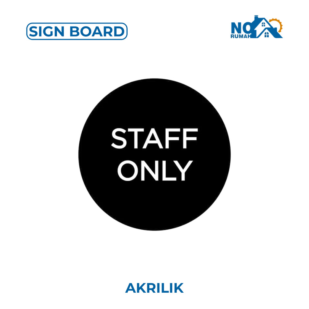 Staff Only | Acrylic Sign Board | Staff Only Sign Acrylic Writing Board ...