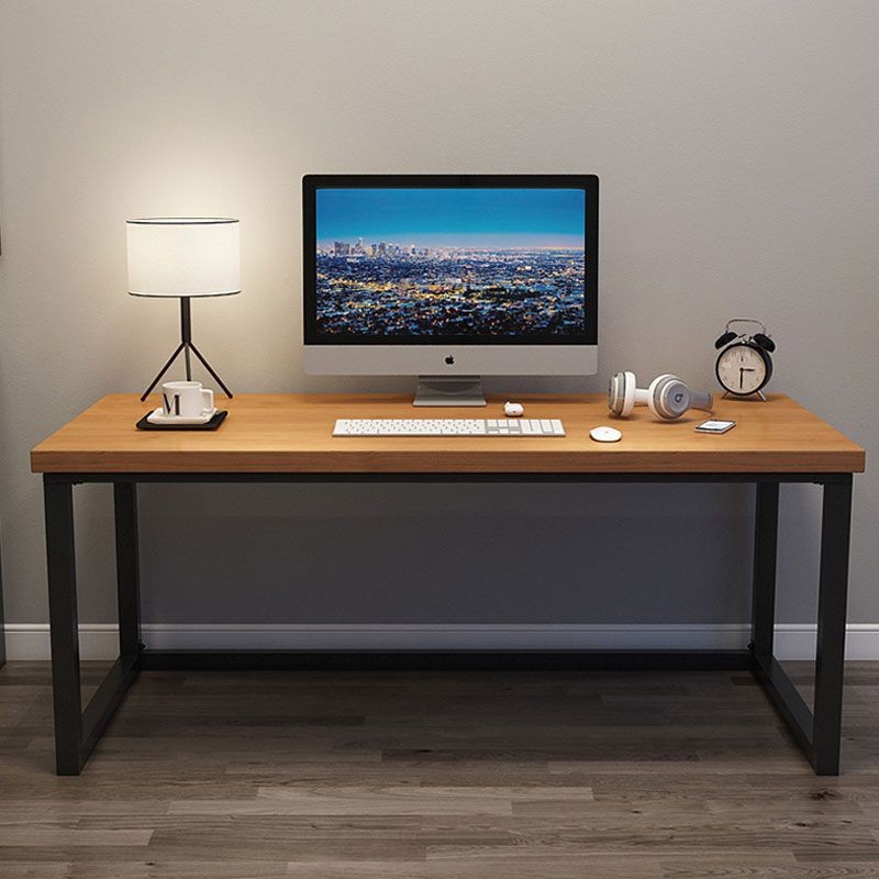 Solid Wood Computer Desk Desktop Simple Double Modern Table Home Desk ...