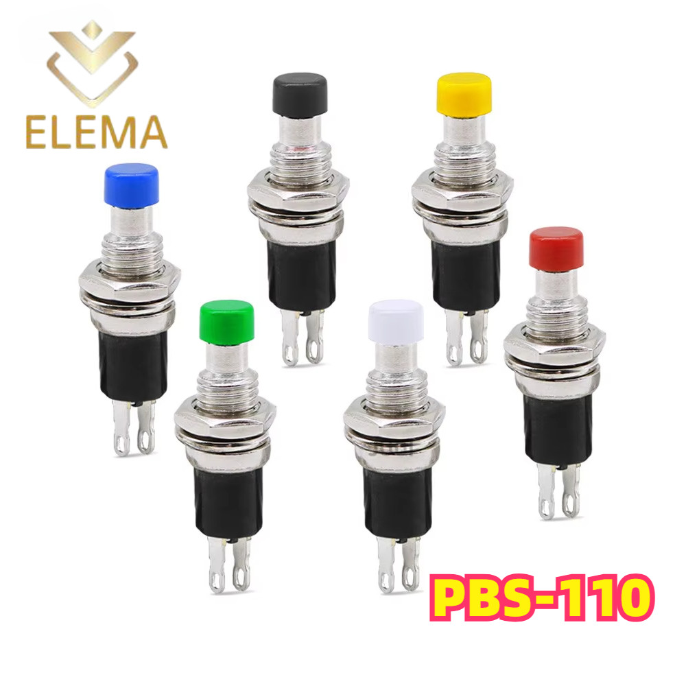 PBS-110 Push Button Switch Small Switch Momentary Slef-Reset Switch 7MM ...