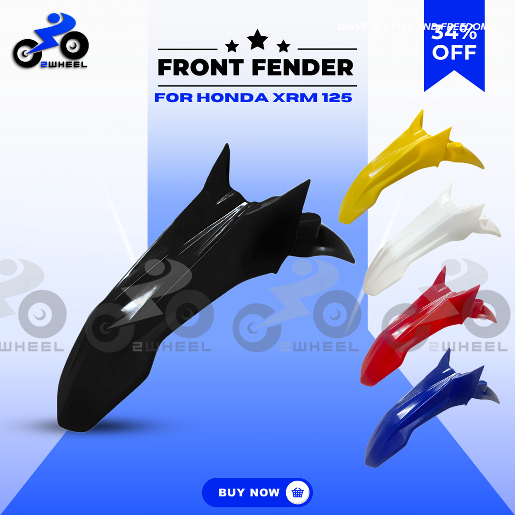 MOTORCYCLE FRONT FENDER FOR HONDA XRM 125 | Shopee Philippines