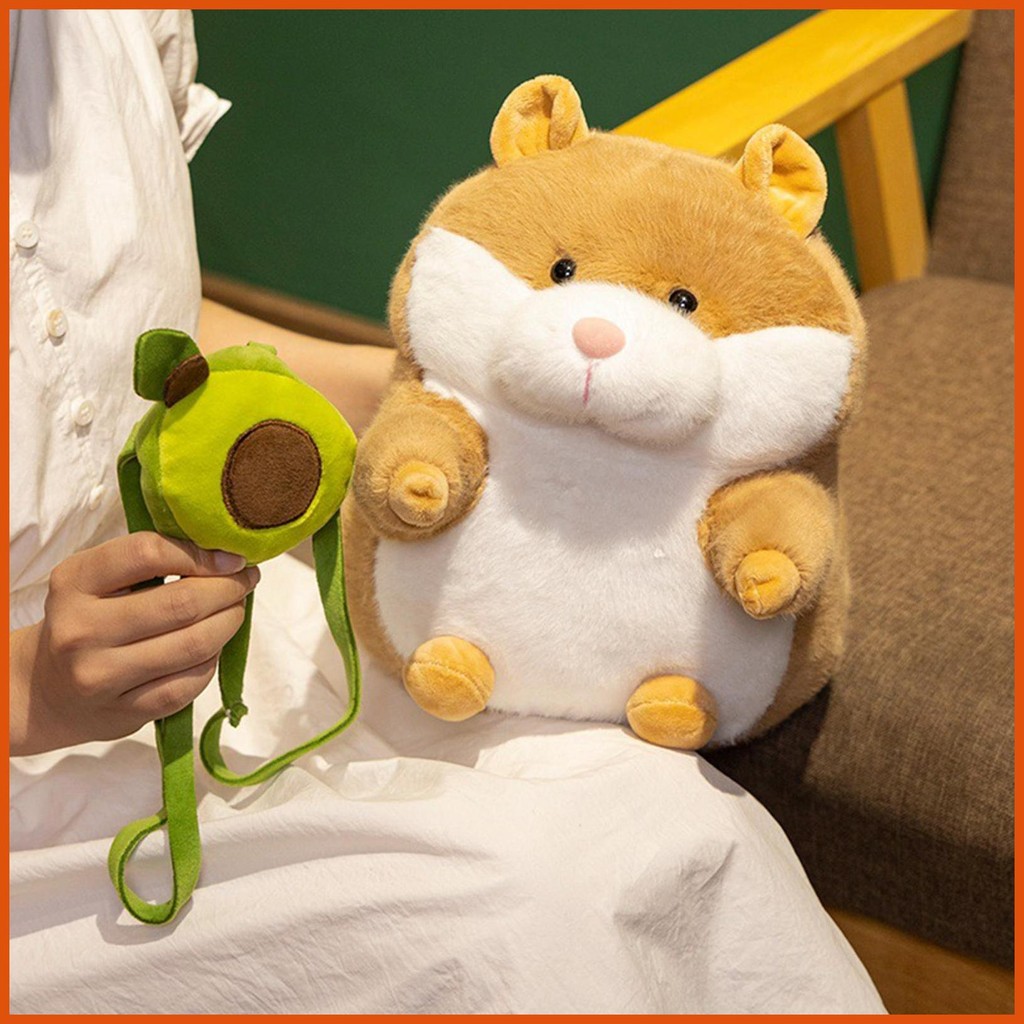 Hamster Plushies Cute Hamster Plush Doll Cartoon Stuffed Plush Toy ...