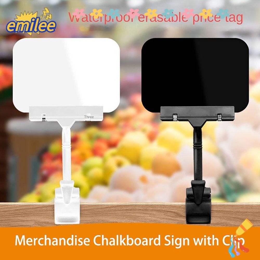 EMILEE Food Price Label, with Clip A4 A5 A6 Chalkboard Price Tag ...