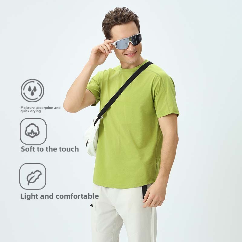 Quick-Dry Shirt Commuting Outdoor Summer Men's Wear T Anti-Wrinkle ...