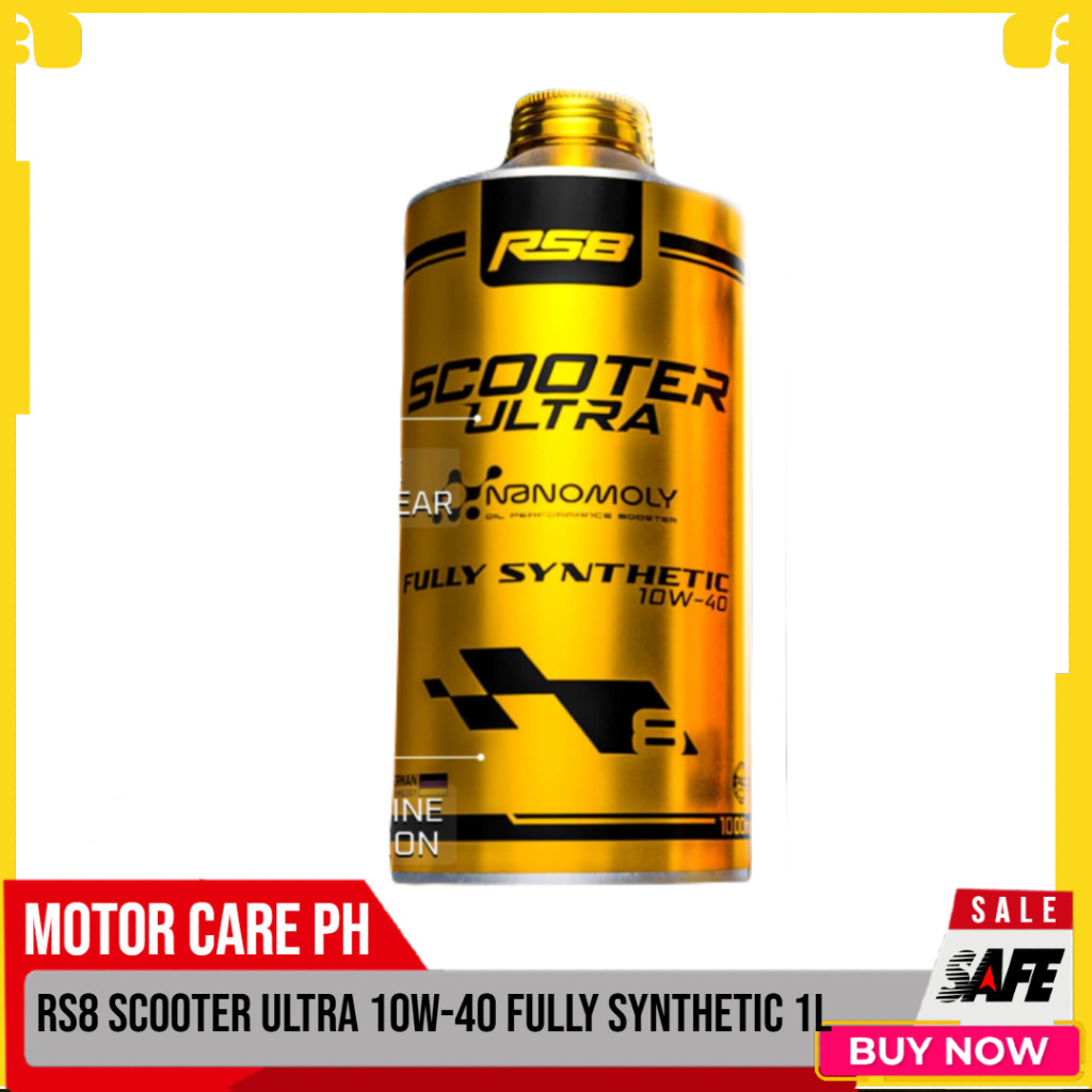 RS8 SCOOTER 4T Engine Oil 10W-40 API SM (Made in Taiwan) | Shopee ...
