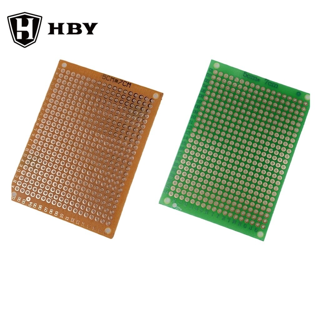 5*7 PCB 5x7 PCB 5cm 7cm DIY Prototype Paper PCB Universal Board yellow ...