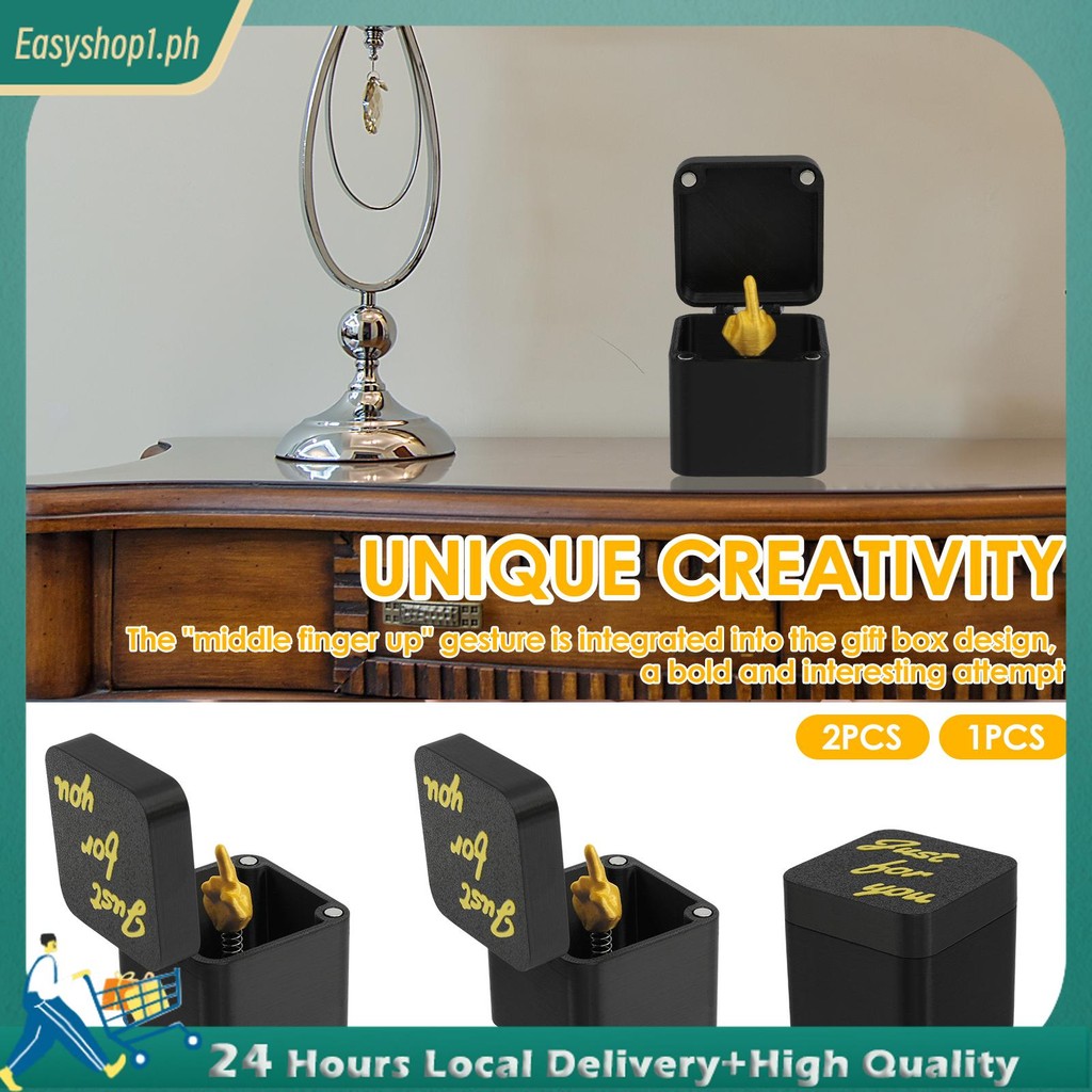 Middle Finger in a Box Funny Middle Finger Box Creative Box of Middle ...