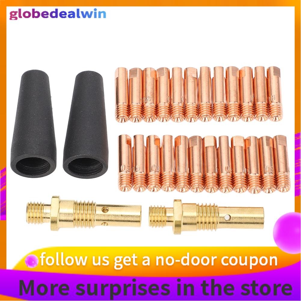 Globedealwin MIG Weld Kit Gas Diffusers 28Pcs Welder Accessories ...