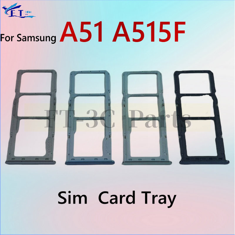 For Samsung Galaxy A51 A515 A515F SIM Card Tray Holder Replacement ...