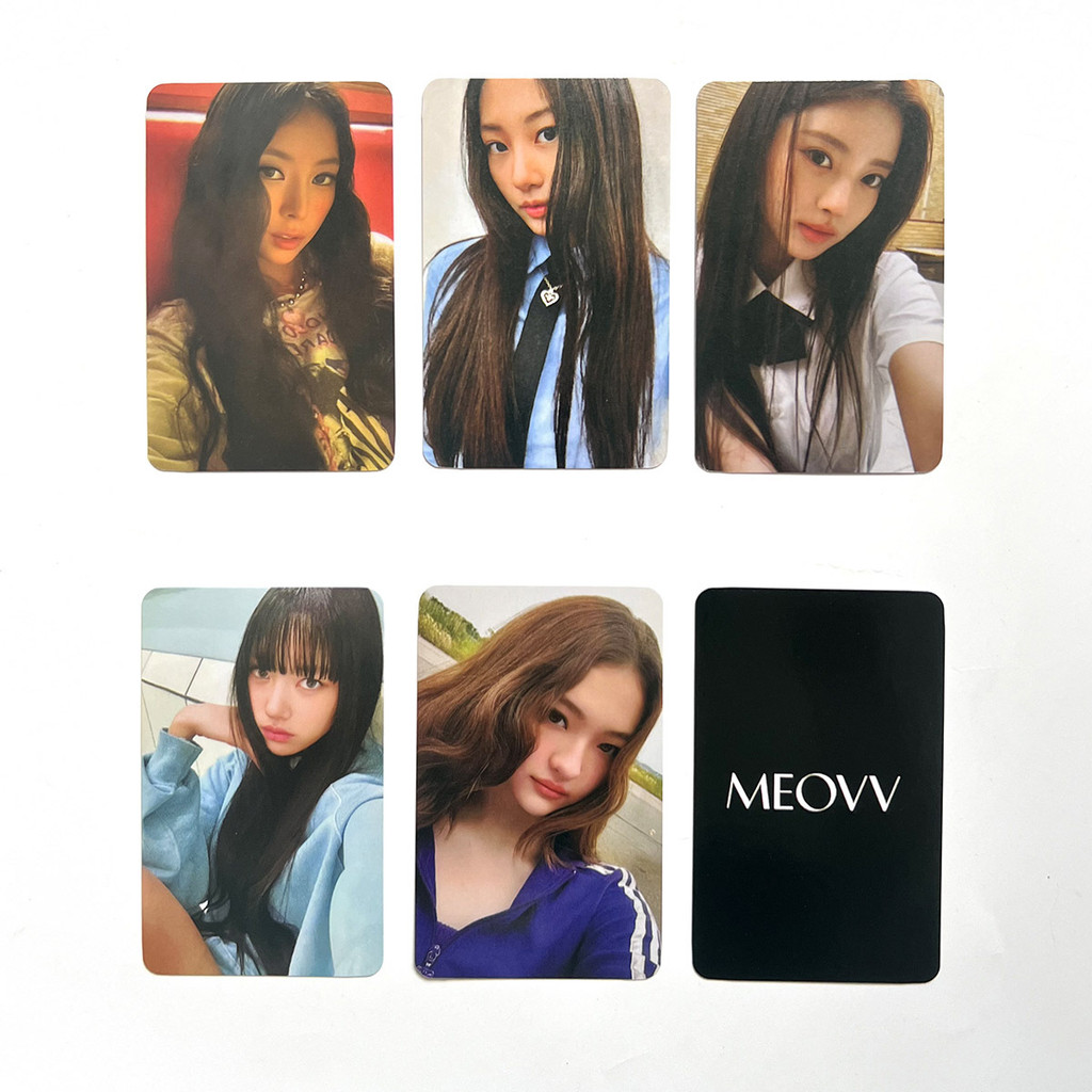 5pcs MEOVV Photocards MEOW Lomo Cards Anna Narin Gawon Sooin ELLA Kpop ...