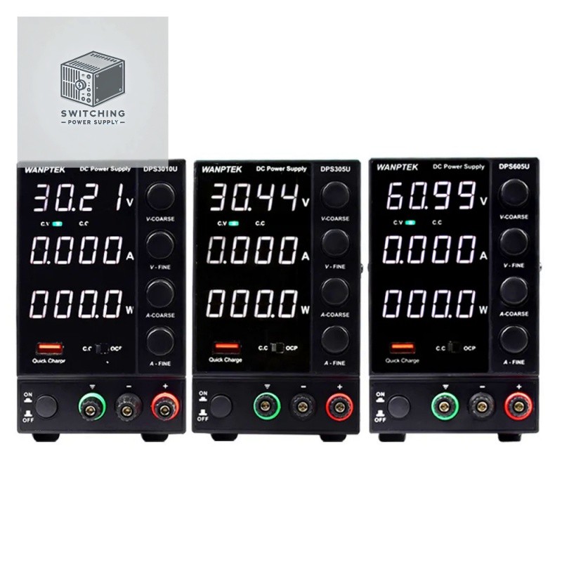 Wanptek DPS3010U 305U 605U Switching DC Power Supply Adjustable 4 Digit LAB Bench Power Source ...