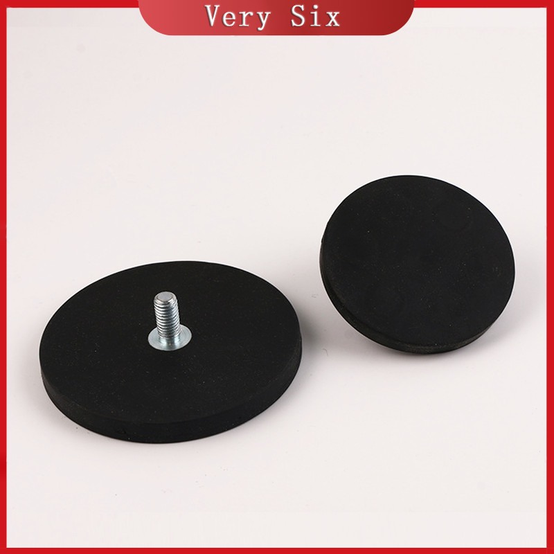 3.5~16kg Rubber Coated Mounting Magnet Neodymium Rubber Magnet Base POT ...