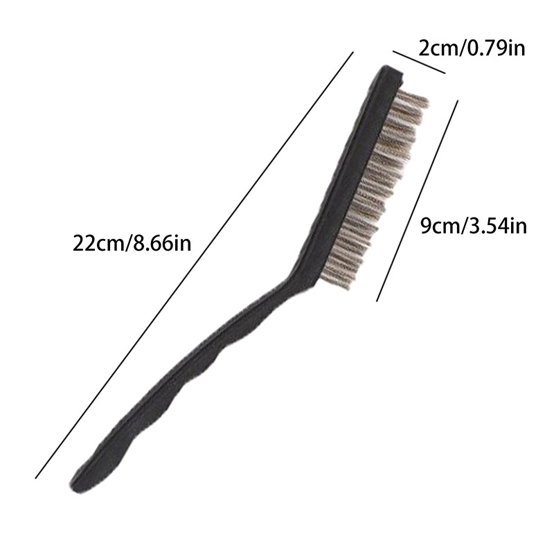 GMARTY 1pcs Mini Wire Brush Brass Nylon & Steel Brushes Rust Remover ...