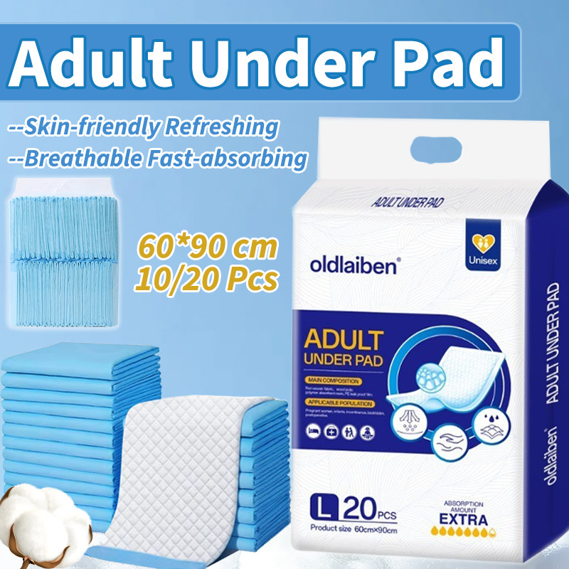 10/20Pcs Adult Under Pad Disposable Underpads for Adults Urine Pad ...