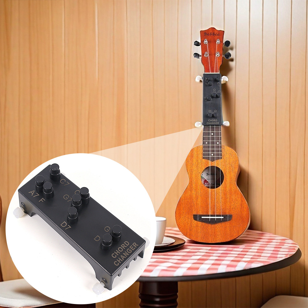 Guitar Chord Helper With 8 Chords Portable One-Touch Chords Presser For ...