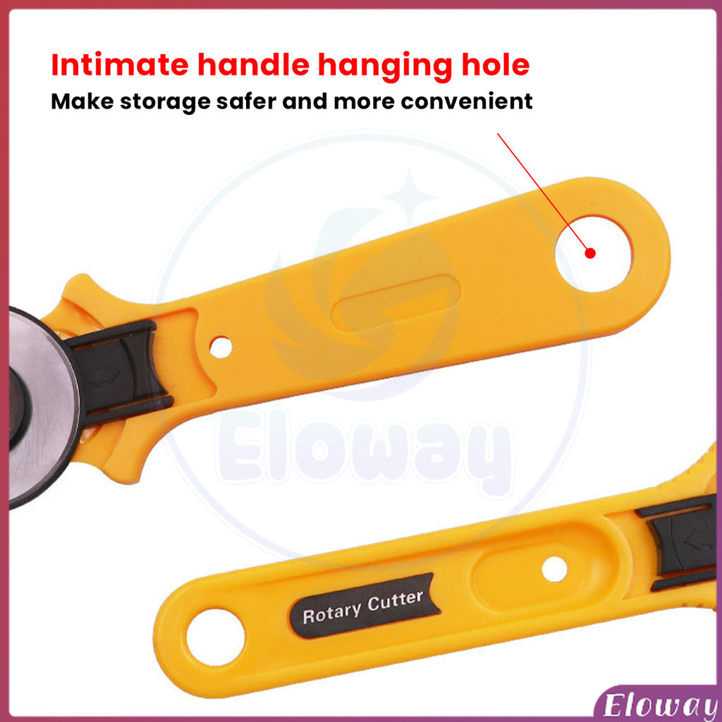 28mm Circular Cutter Fabric Cutting Knife Cloth Leather Paper Quilters ...