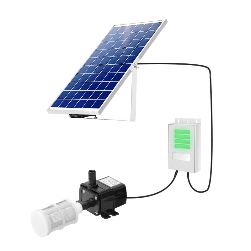 Solar Water Pump Circulating Fish Pond Filter Oxygenation Fish Tank ...