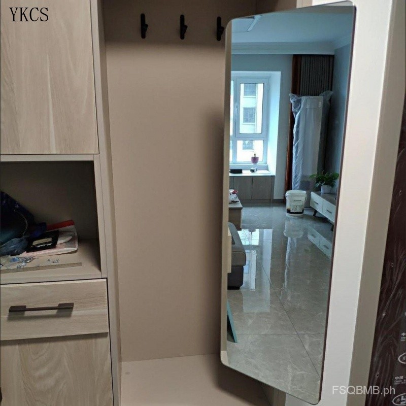 Wardrobe Mirror Folding Full-Length Mirror Hidden Push-Pull Rotary ...