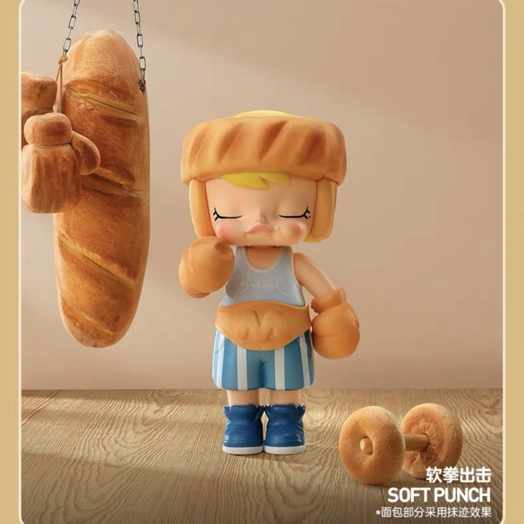 POPMART Pop mart MOLLY Bread Head Series Hand-Made Blind Box Toy ...