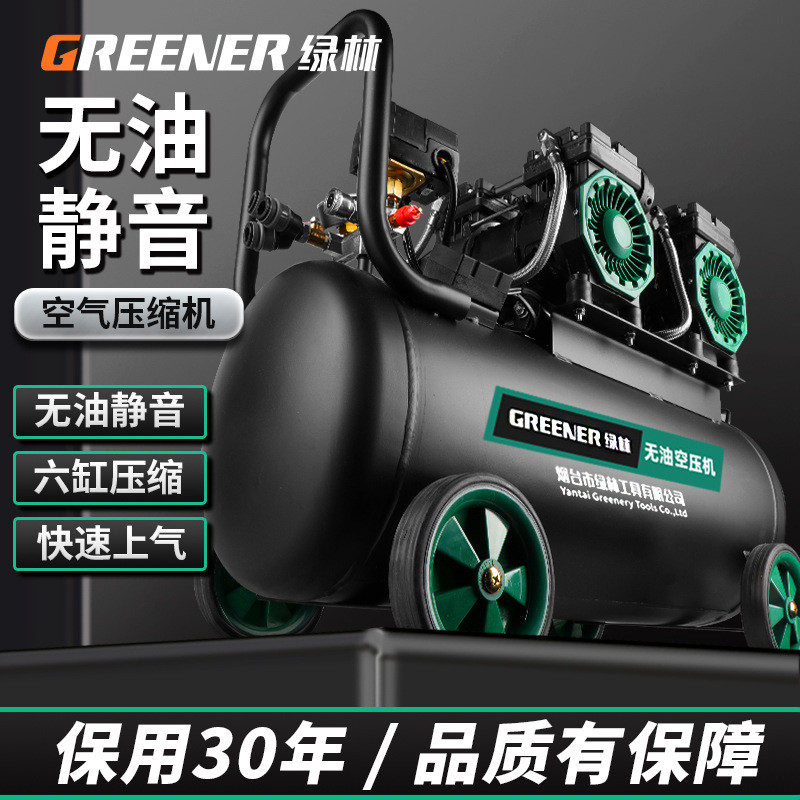 Green Forest Air Pump Air Compressor Mute Air Pump Small High Pressure ...