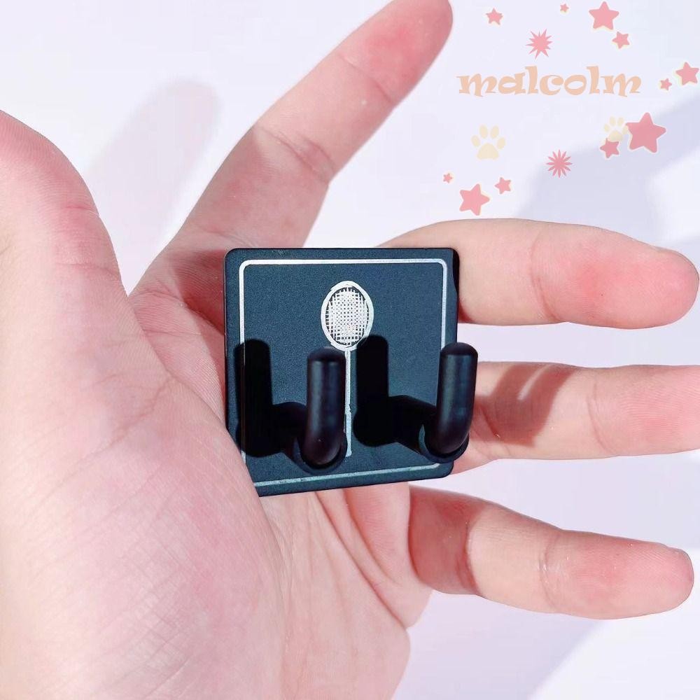 MALCOLM Badminton Racket Holder, Stainless Steel Wall Hook Storage Wall ...