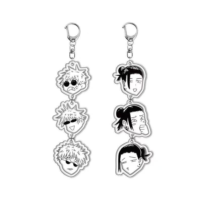 2025 Anime Jujutsu Kaisen Satoru Gojo Geto Suguru Acrylic Key Chain ...