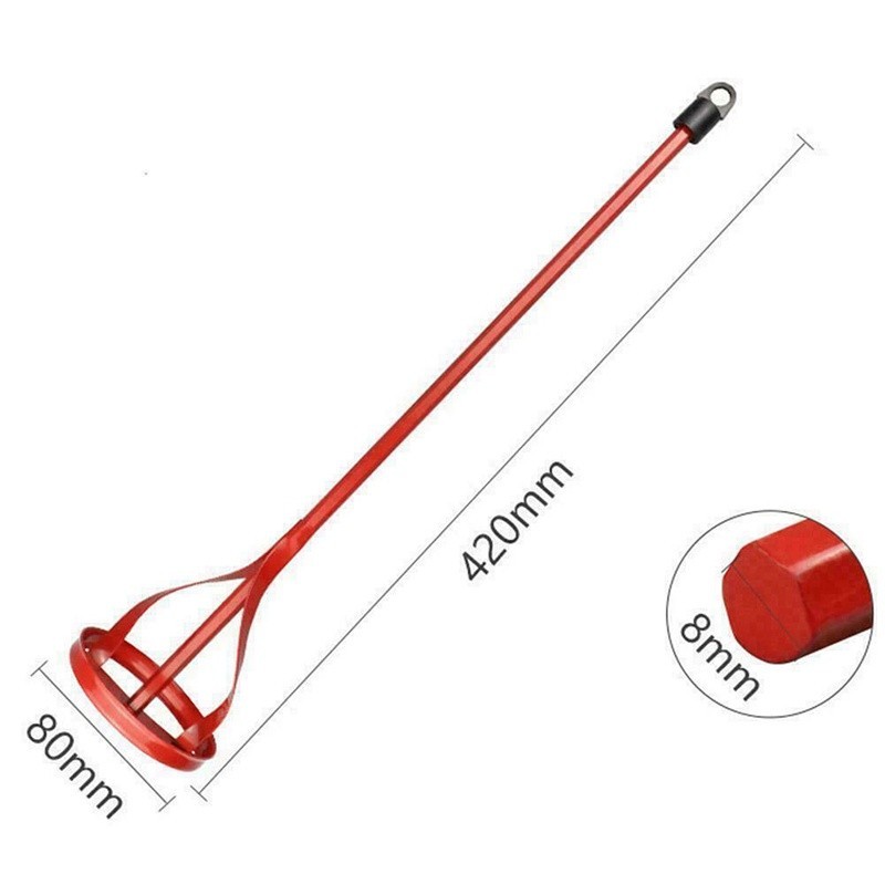 Handheld Paint Mixing Tool Hexagon Shaft Plaster Mud Mixer For Cement ...
