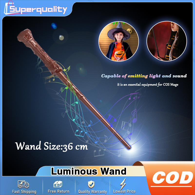 New Electronic Toys Harry Potter Magic Wand Glowing Sound Wand Kids ...