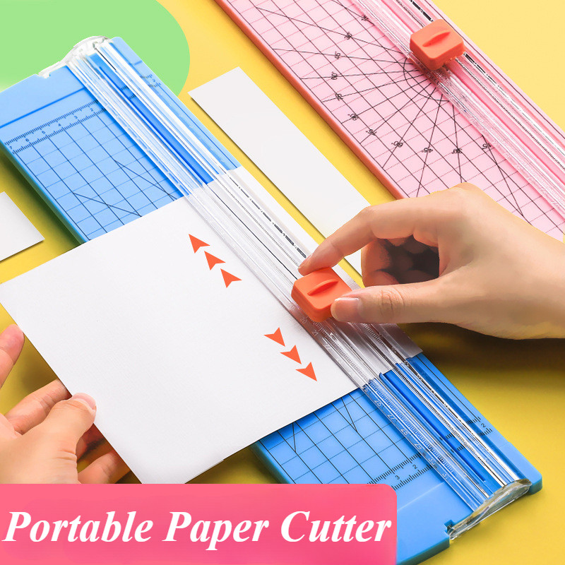 Portable Paper Trimmer Plastic Paper Cutter A4 Size Office Cutting ...