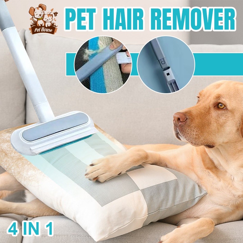 PH 4 in 1 Pet Grooming Brush Reusable Sticky Pet Cat Fur Dog Fur ...