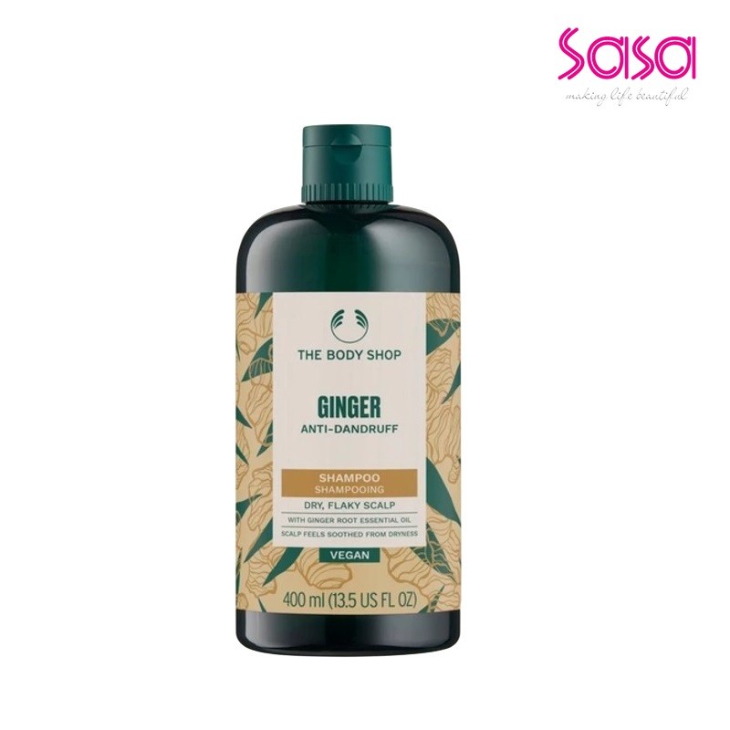 The body shop Ginger Anti-dandruff Shampoo 400ml | Shopee Philippines