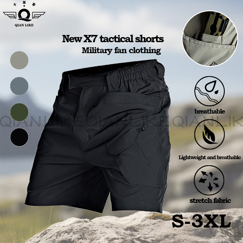 New X7PRO Four Sided Elastic OTS Tactical Shorts for Men Multi Pocket ...