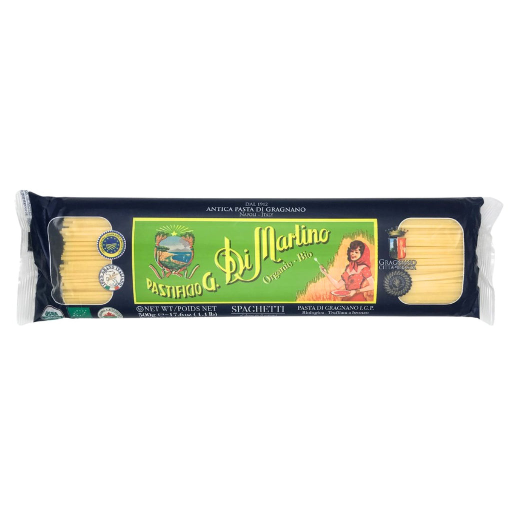 Pastificio G. Di Martino Organic Pasta - Spaghetti (500g) | Shopee ...