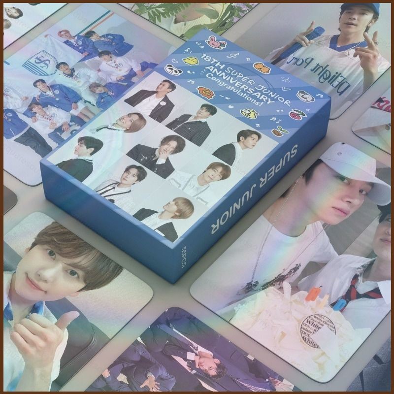 SQ2 55PCS/Set SUPER JUNIOR Lee Teuk Kim HeeChul Star Peripheral Card ...