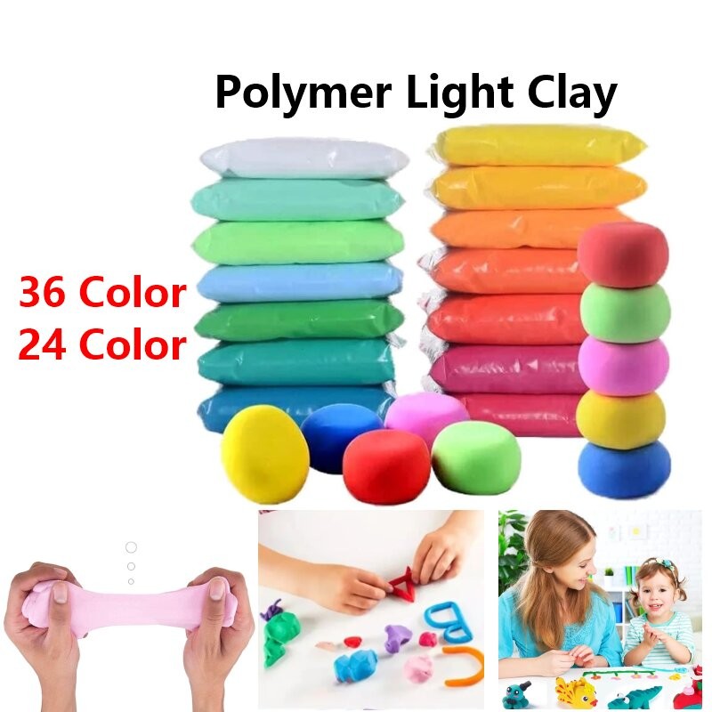 Super Lightweight Air Dry Modeling Clay Kit ( 36 Colors ) Light Weight ...