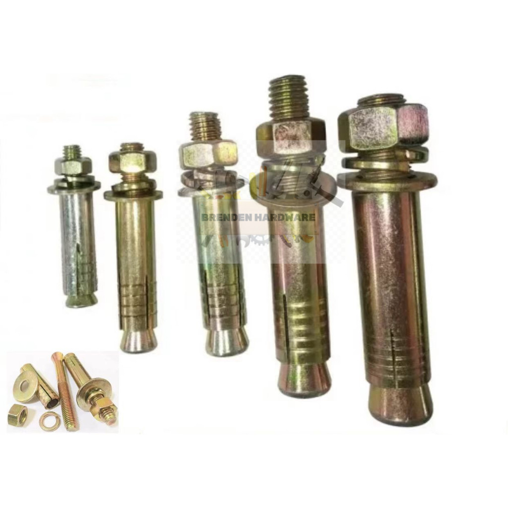 Dyna Bolt / EXPANSION BOLT 1/4" 5/16" 3/8 " 1/2" 5/8" (PER BOX ...