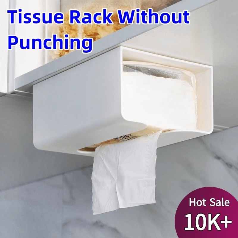 Creative Tissue Box Holder Wall-Mounted Tissue Holder Kitchen Toilet ...