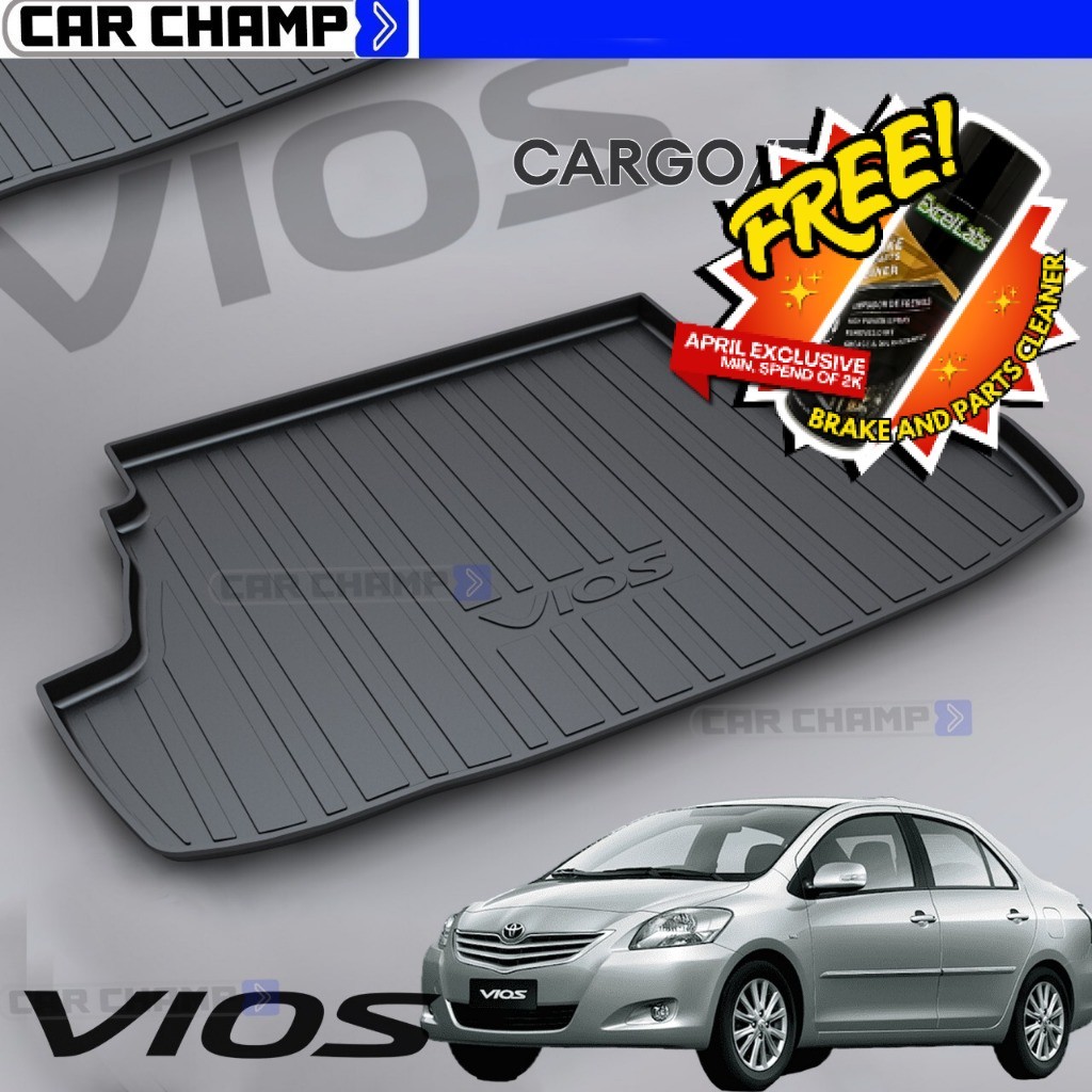 Toyota Vios 2008 to 2013 Rear Cargo Trunk Tray Thailand Quality 2010 ...
