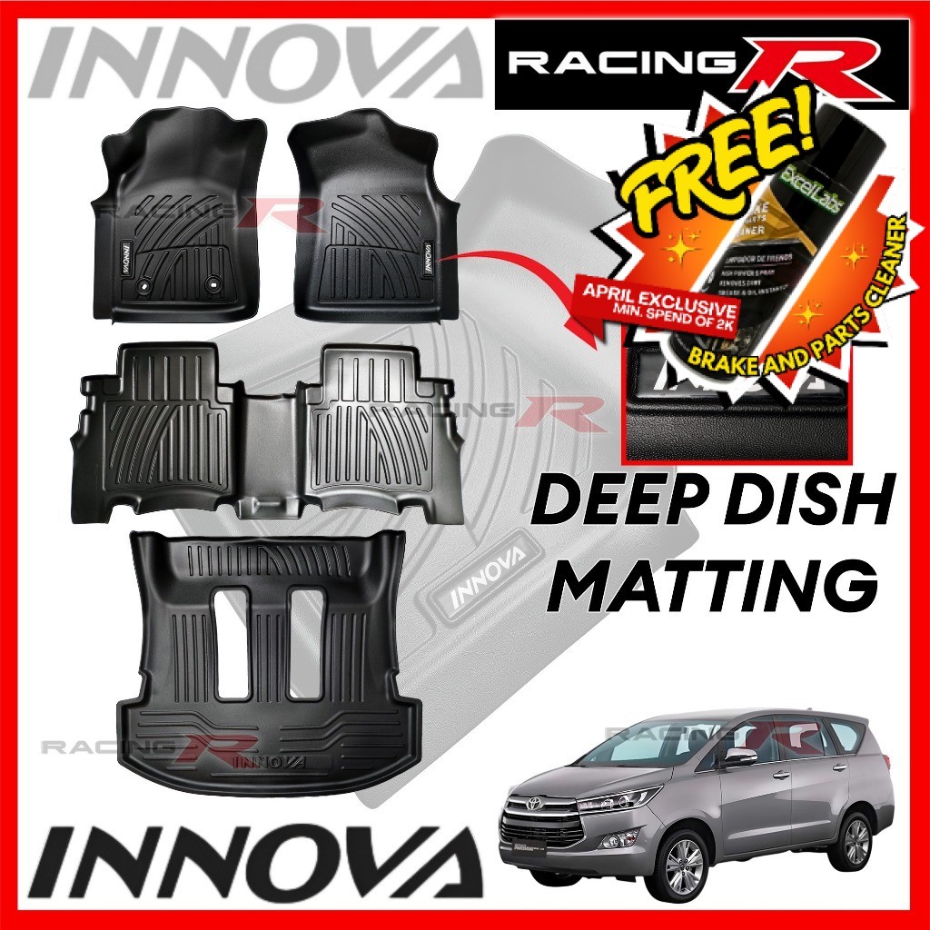 Toyota Innova 2005 to 2015 3D OEM TPE Deep Dish Matting Thailand ...