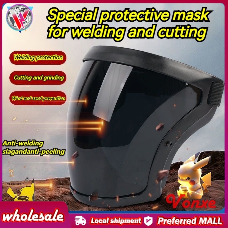 Transparent full face welding mask dustproof anti-fog mask safety ...