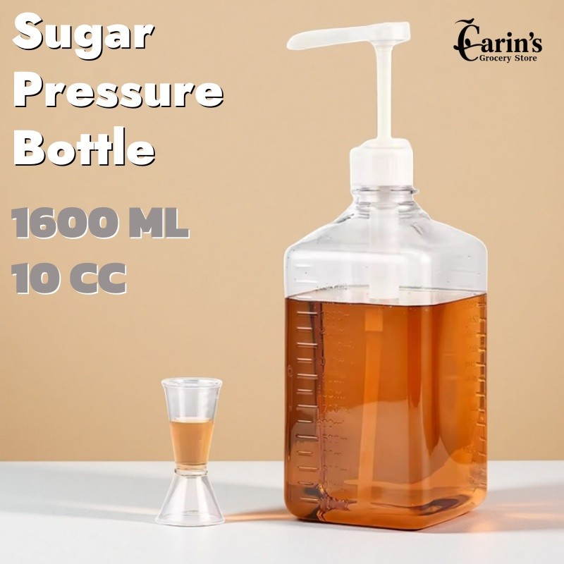 1600ML Sugar Pressure Bottle Plastic Fructose Squeeze Bottle Syrup ...