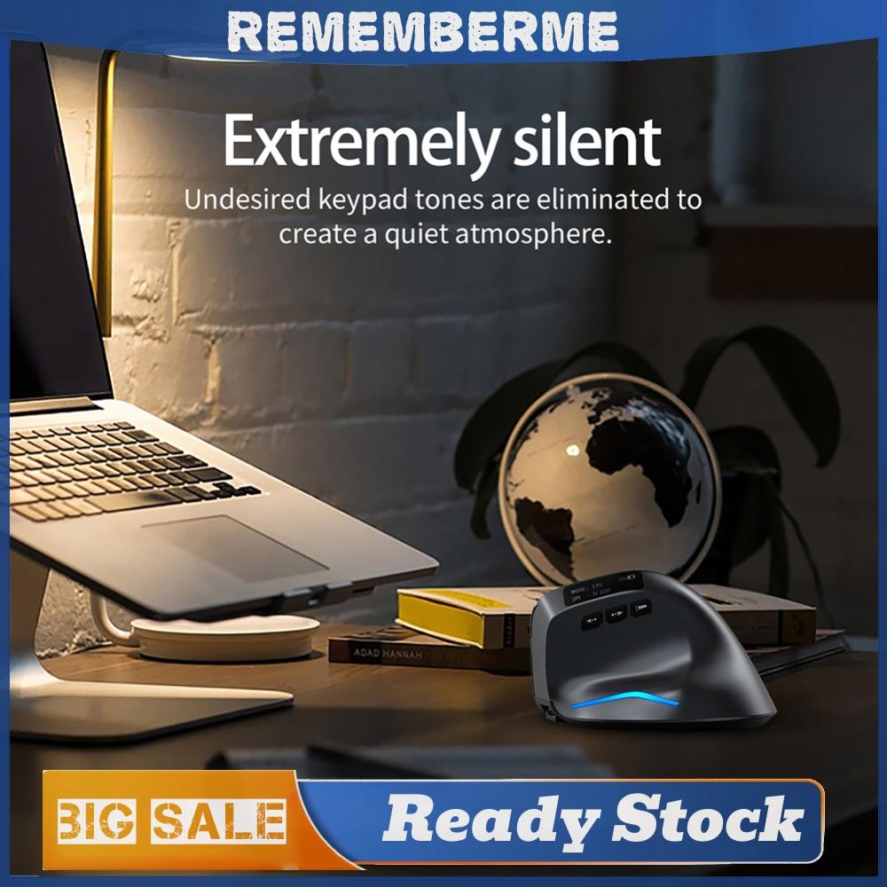 3200DPI Ergonomic Vertical Mouse 2.4G Wireless Computer Game Mice for ...